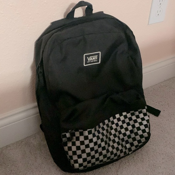 Vans | Bags | Vans Backpack Checkered Pattern | Poshmark